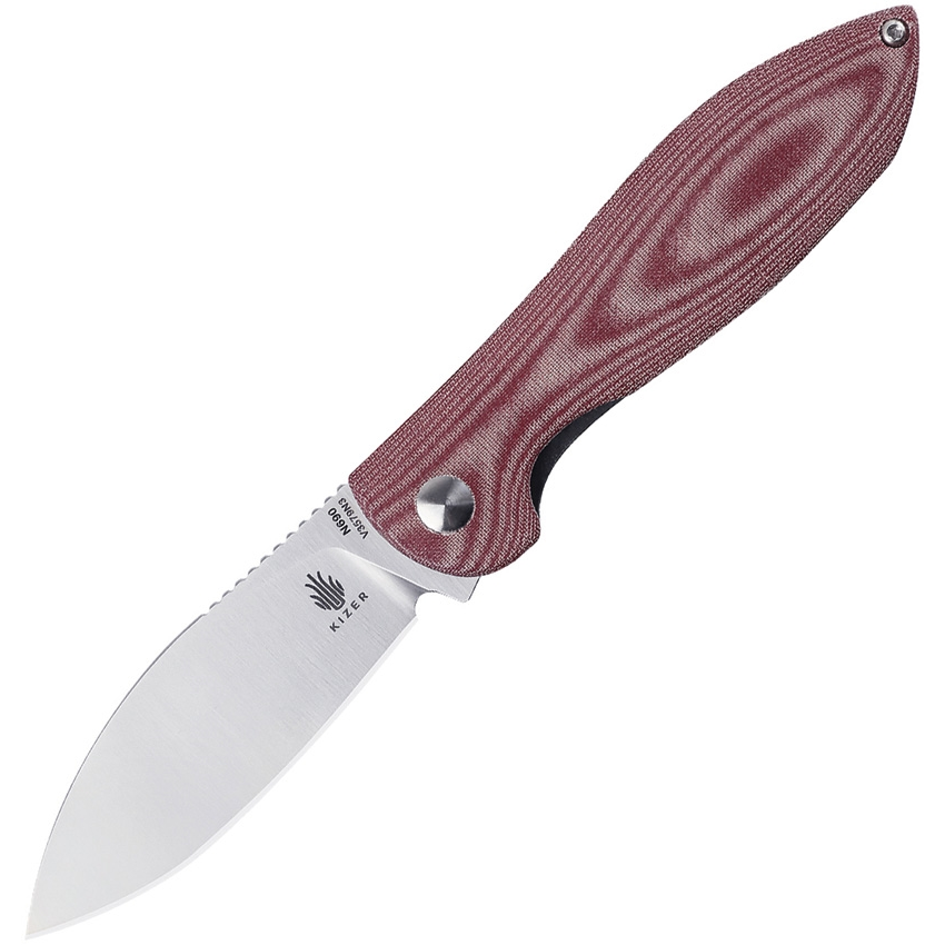 Kizer Infinity Red Micarta - MonthlyKnifeClub